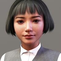 M3D Chic Bob Hair for Genesis 9 | Daz 3D