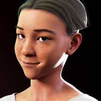 M3D Sleek Mess Hair for Genesis 9 | Daz 3D