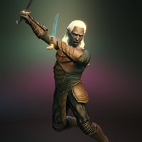 Drow Poses for Wagner 9 | Daz 3D