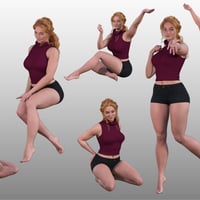 FG Cosplayer Poses for Genesis 9 | Daz 3D