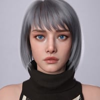 dForce AK Student Bob Hair for Genesis 9, 8, and 8.1 Female | Daz 3D