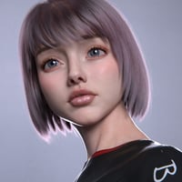 dForce AK Student Bob Hair for Genesis 9, 8, and 8.1 Female | Daz 3D