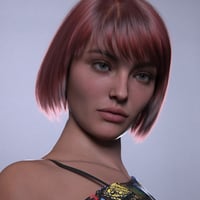 dForce AK Student Bob Hair for Genesis 9, 8, and 8.1 Female | Daz 3D