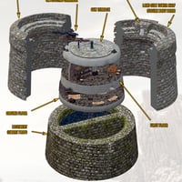 Martello Tower | Daz 3D