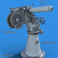 Pom-Pom Gun for Daz | Daz 3D
