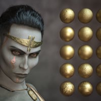 AB Just Gold Shaders | Daz 3D