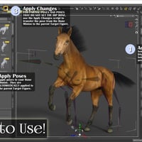 Bone Minion for DAZ Horse 2 Poses | Daz 3D