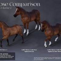 Bone Minion for DAZ Horse 2 Poses | Daz 3D