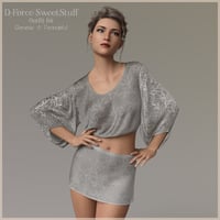 D-Force SweetStuff Outfit for G8F | Daz 3D