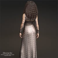 Diverse for D-Force Gothic Dress 2 for G8F and G8.1F | Daz 3D