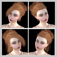 Quick Click: Fay Hair G3 | Daz 3D