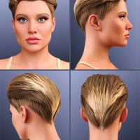 Nastya Hair for Nastya HD | Daz 3D