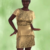 SIC dForce Jade Dress for Genesis 9 | Daz 3D
