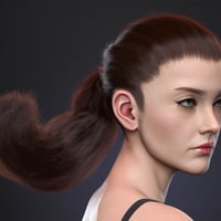CGI Katya Hair for Genesis 9 | Daz 3D