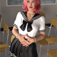High School Textures for dForce SU JK Suit | Daz 3D