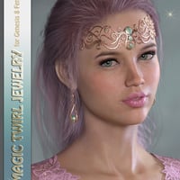GDN Magic Twirl Jewelry for Genesis 8 Females | Daz 3D