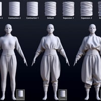 BS dForce Cloth Simulation Shaders | Daz 3D