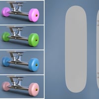 BRZ Skateboard Girl Poses for Genesis 9 | Daz 3D