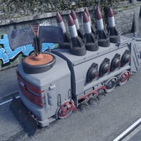 Apocalyptic Bin Lorry Add On | Daz 3D