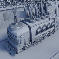 Apocalyptic Bin Lorry Add On | Daz 3D