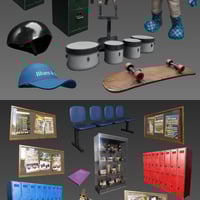 FG High School Bundle | Daz 3D