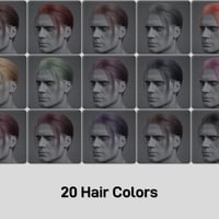 dForce AK Adonis Hair for Genesis 9 | Daz 3D