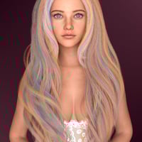 L3D Hairworks for Anika Hair Add On | Daz 3D