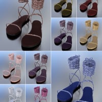 Sandy Sandals for Genesis 9 | Daz 3D