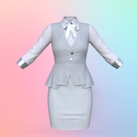 dForce Vest Uniform Skirt Outfit for Genesis 9 | Daz 3D