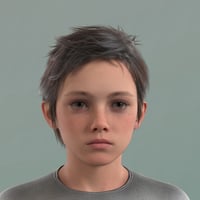 XYZ Little Boy Hair for Genesis 9 | Daz 3D