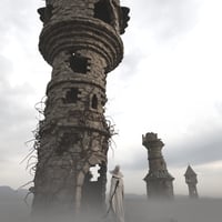 Ruined Mage Towers 1 Daz 3D Ruined Mage Towers 1 Daz 3D