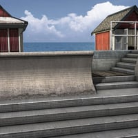 The Boardwalk - Promenade and Props | Daz 3D