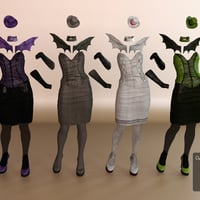Vamptress Outfit Textures | Daz 3D