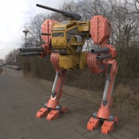 Hawksclaw Robot Mech (for Poser) | Daz 3D