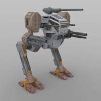 Hawksclaw Robot Mech (for Poser) | Daz 3D