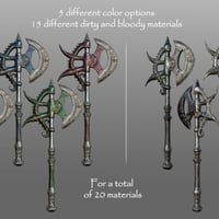 Fantasy Weapons Set for Genesis 8 | Daz 3D