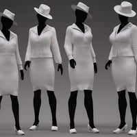dForce Shoofly Sleuth Outfit for Genesis 8.1 Females | Daz 3D