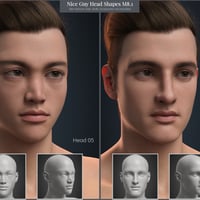 CGI Nice Guy - Head Shapes for Michael 8.1 | Daz 3D