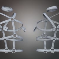 Gothic Style V5 Top Harness, Necklace, and Chest Protector for Genesis ...