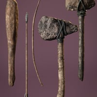 BW Primitive Weapons Set 02 for Genesis 8 and 8.1 | Daz 3D
