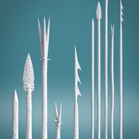 BW Primitive Weapons Set 03 for Genesis 8 and 8.1 | Daz 3D