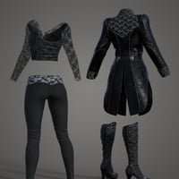 Demetria Outfit for Genesis 8 and 8.1 Females | Daz 3D