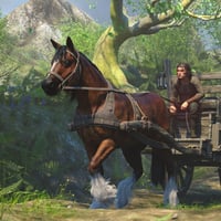 LoREZ Horse Two-Wheel Cart | Daz 3D