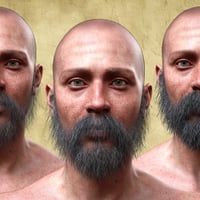M3D Facial Hair Set for Genesis 9 | Daz 3D