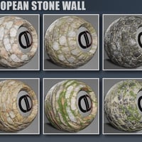DD PBR Stone Wall Shaders for Iray Vol 1 | Daz 3D