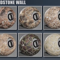 DD PBR Stone Wall Shaders for Iray Vol 1 | Daz 3D
