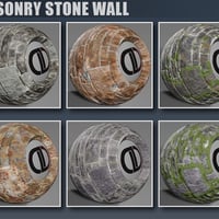 DD PBR Stone Wall Shaders for Iray Vol 1 | Daz 3D