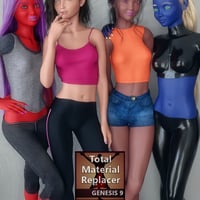 MMX Resource Saver Shaders Collection for Genesis 9 and Iray | Daz 3D