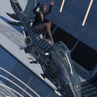 Skins for Sky Lark Hover Bike | Daz 3D