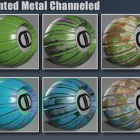 DD PBR Iray Painted Metal Shaders Vol 3 | Daz 3D